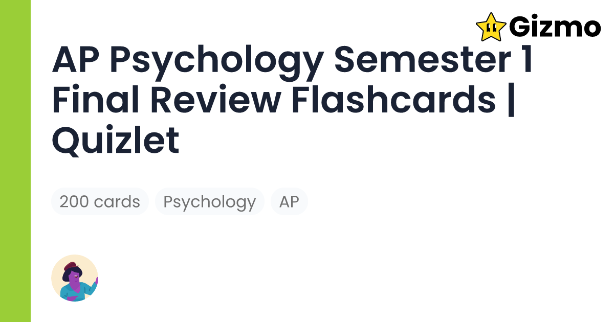 Ap Psychology Semester 1 Final Review | Flashcards