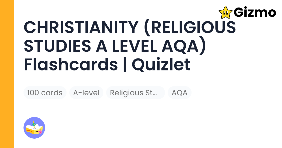 Christianity (religious Studies a Level Aqa) | Flashcards