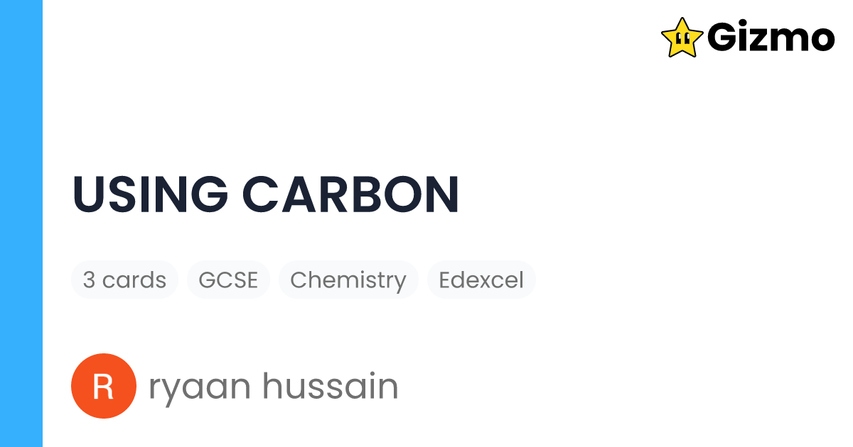 Using Carbon | Flashcards