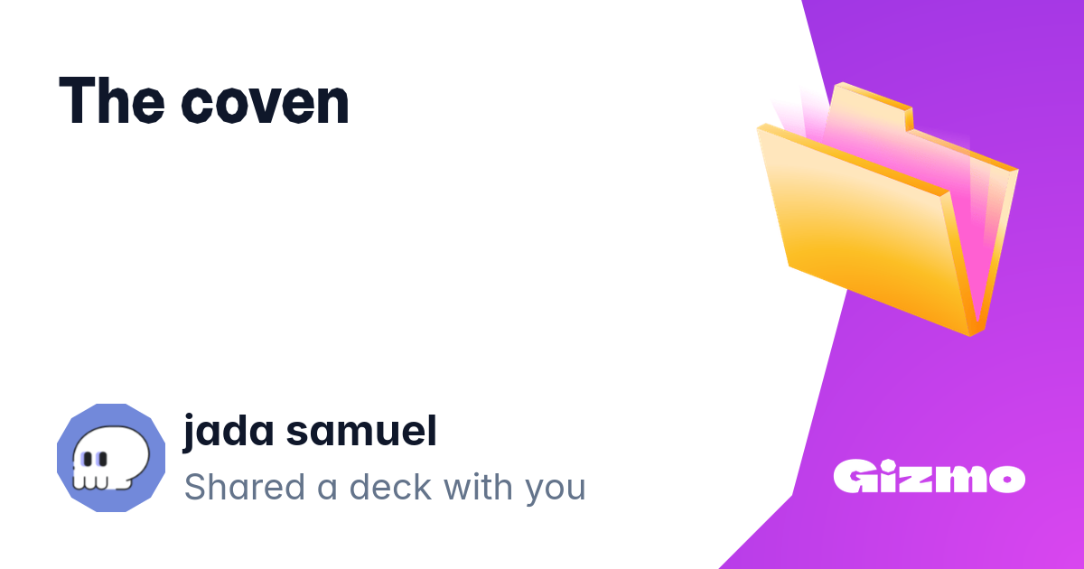 The Coven | Flashcards