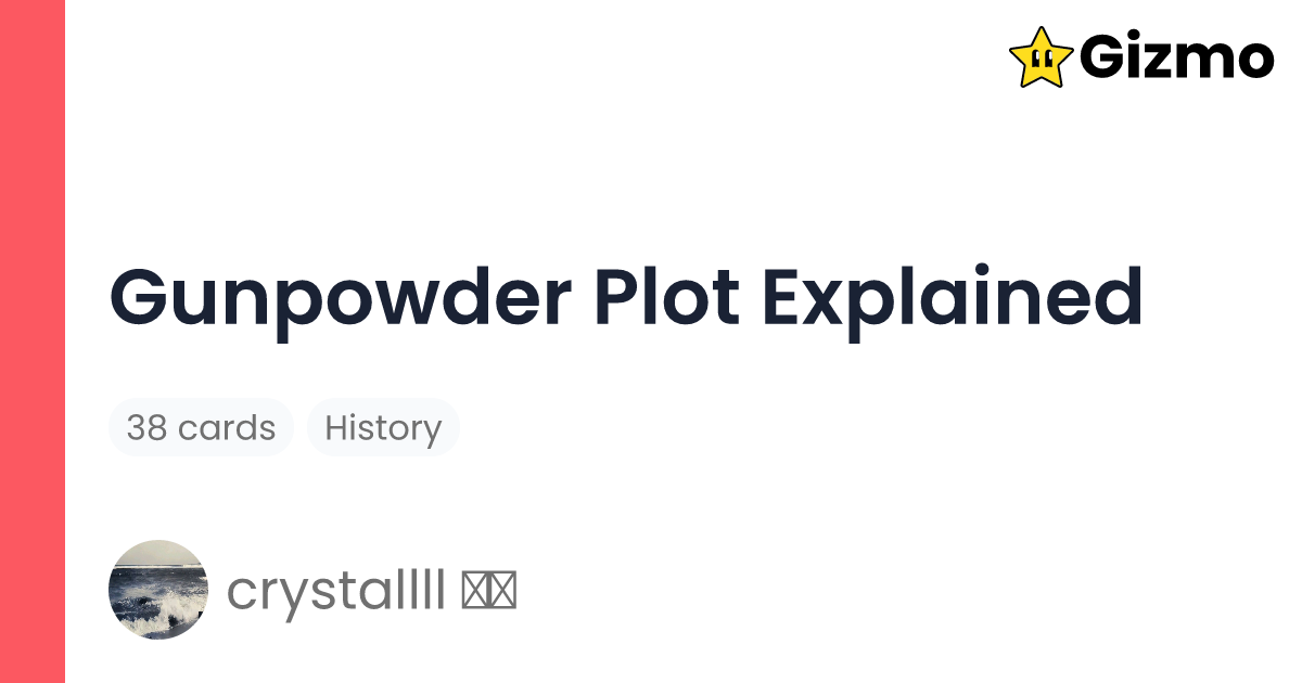Gunpowder Plot Explained | Flashcards