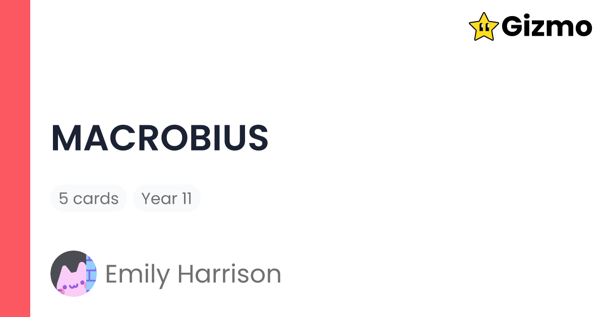 Macrobius | Flashcards