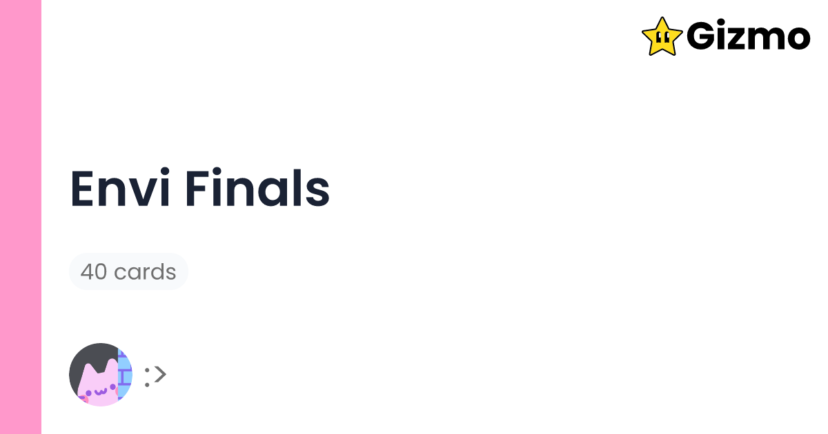 Envi Finals | Flashcards