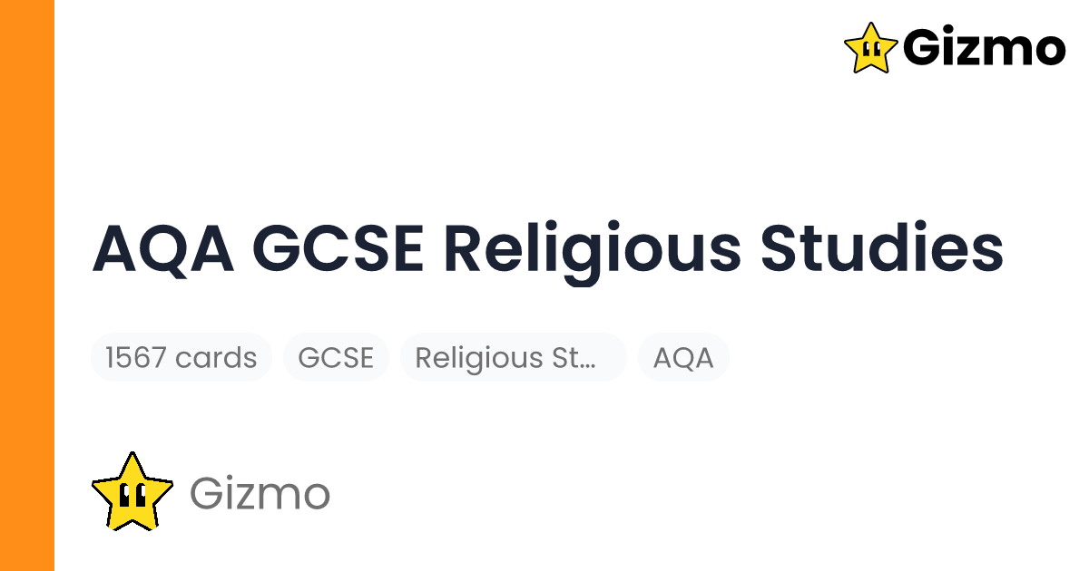 Aqa Gcse Religious Studies | Flashcards