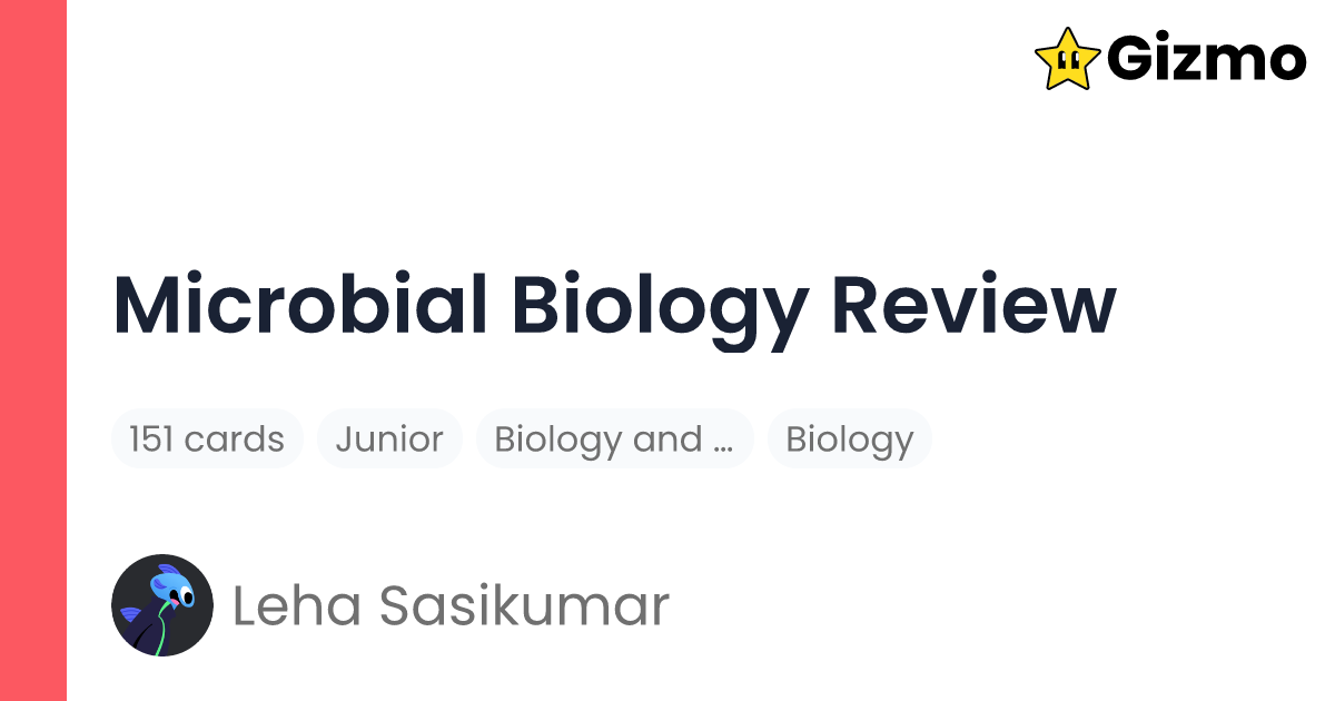 Microbial Biology Review | Flashcards