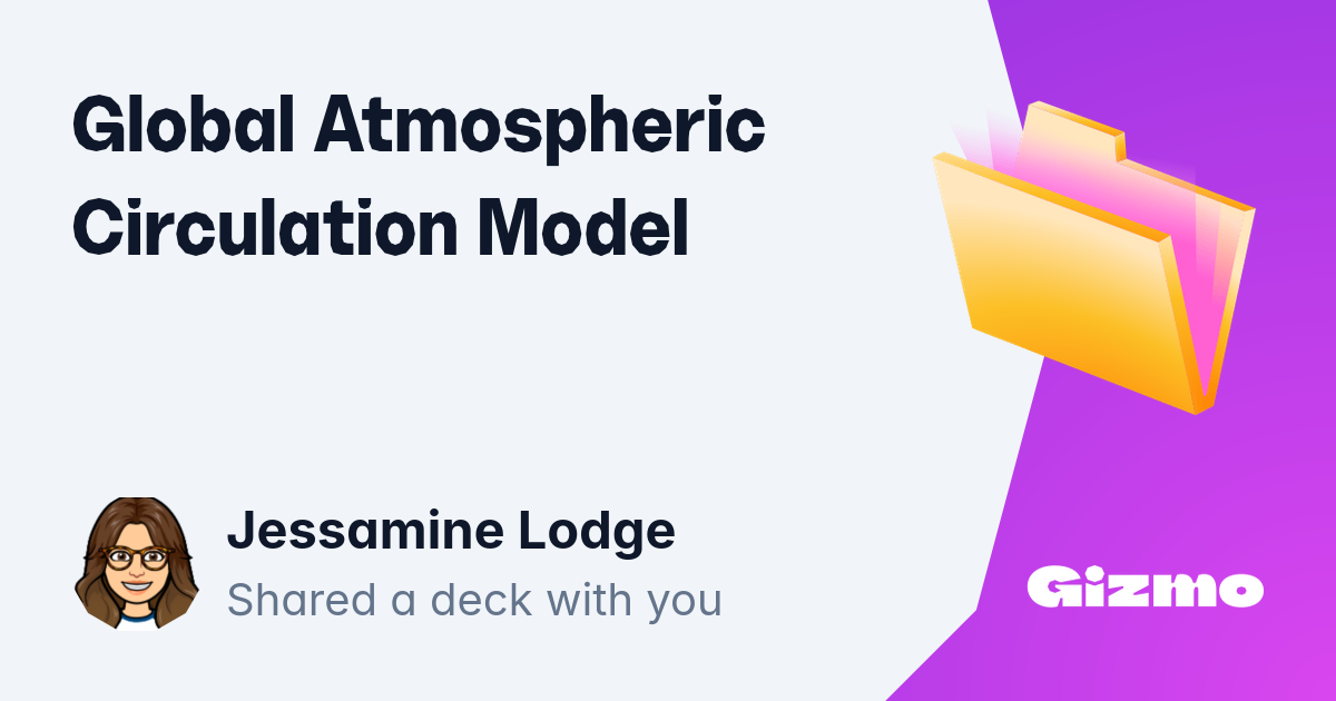 Global Atmospheric Circulation Model | Flashcards