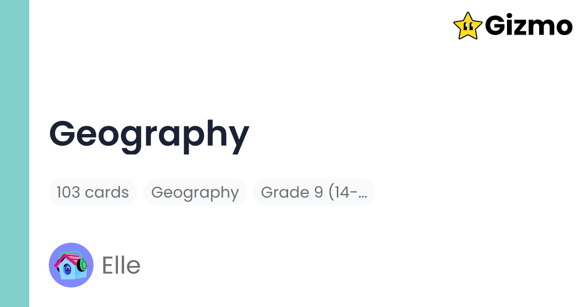 Geography | Flashcards
