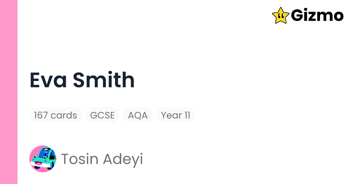 Eva Smith | Flashcards