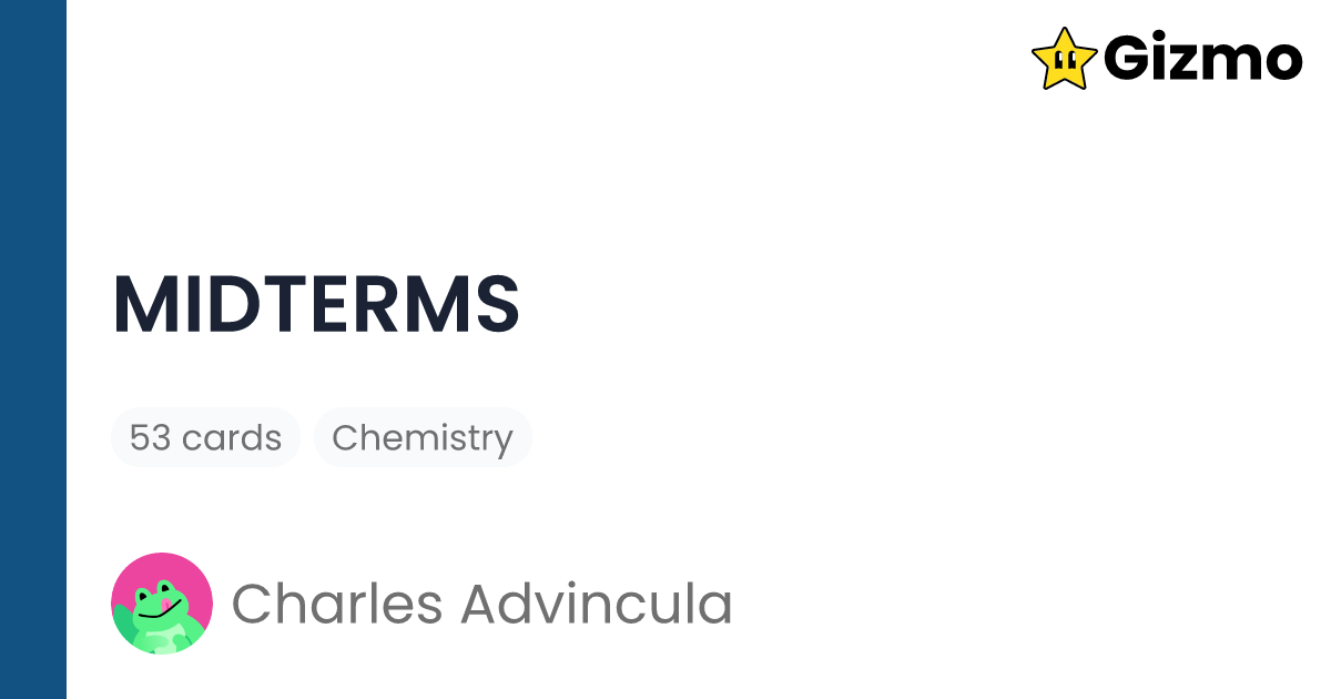 Midterms | Flashcards
