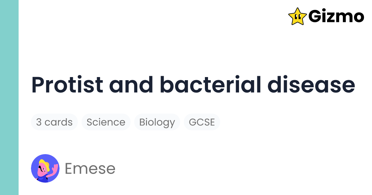 Protist and Bacterial Disease | Flashcards