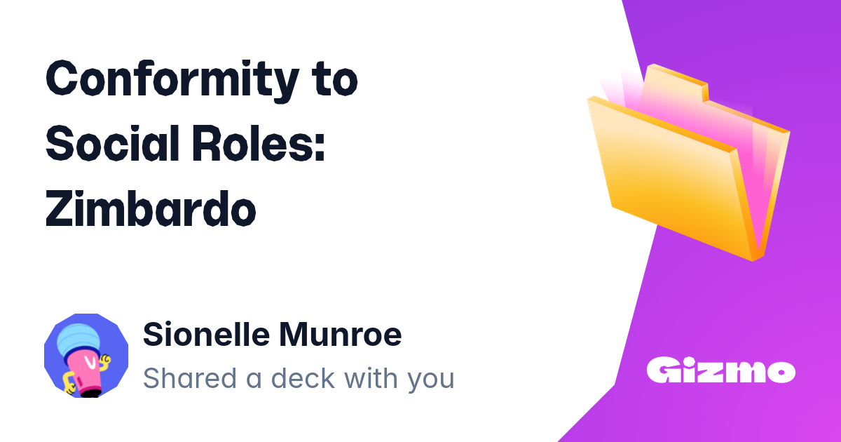 Conformity to Social Roles: Zimbardo | Flashcards