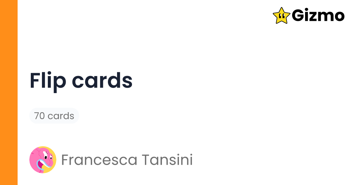 Flip Cards | Flashcards