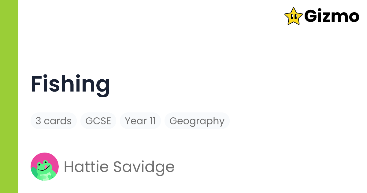 Fishing | Flashcards