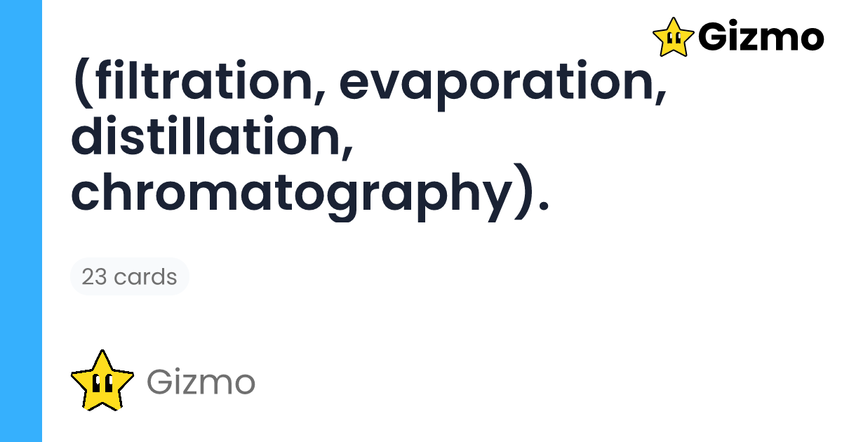 mixtures:** Homogeneous and Heterogeneous Mixtures, Separation ...