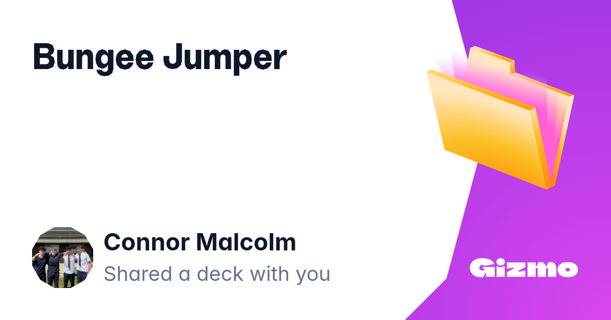 Bungee Jumper | Flashcards
