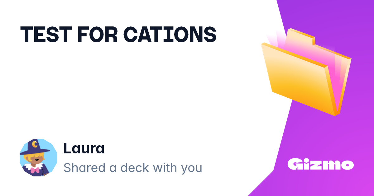 Test for Cations | Flashcards