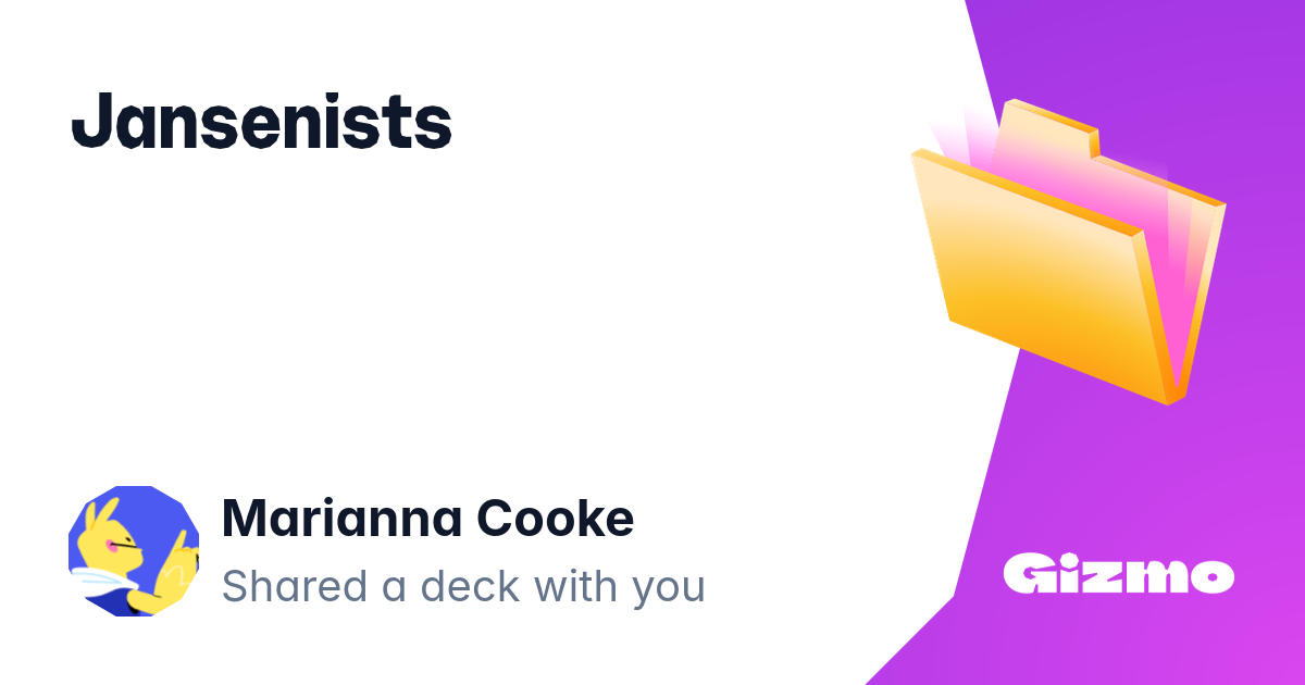 Jansenists | Flashcards