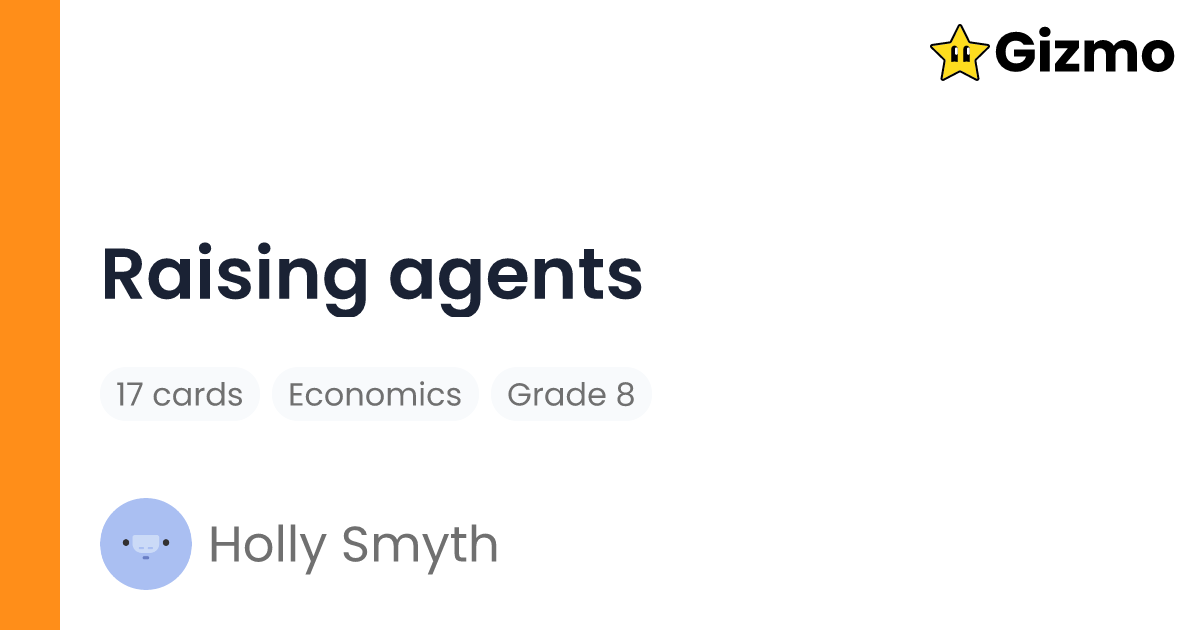 Raising Agents | Flashcards