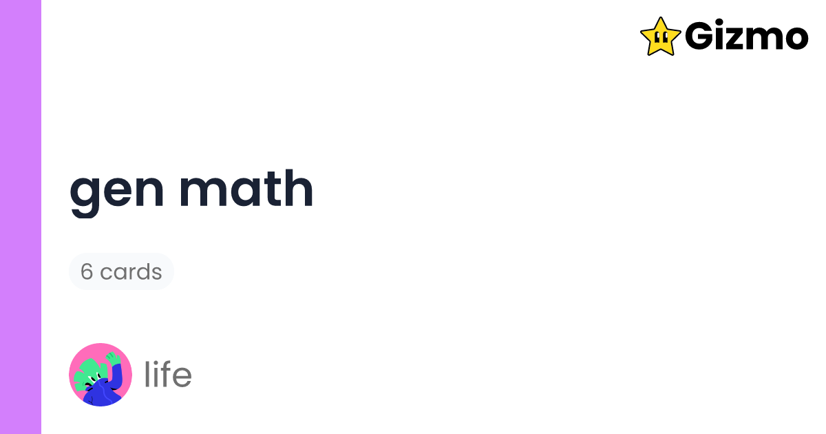 Gen Math | Flashcards