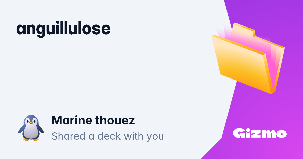 Anguillulose | Flashcards