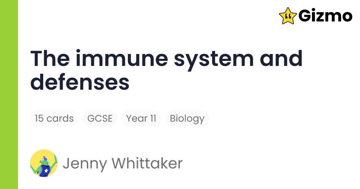 The Immune System and Defenses | Flashcards