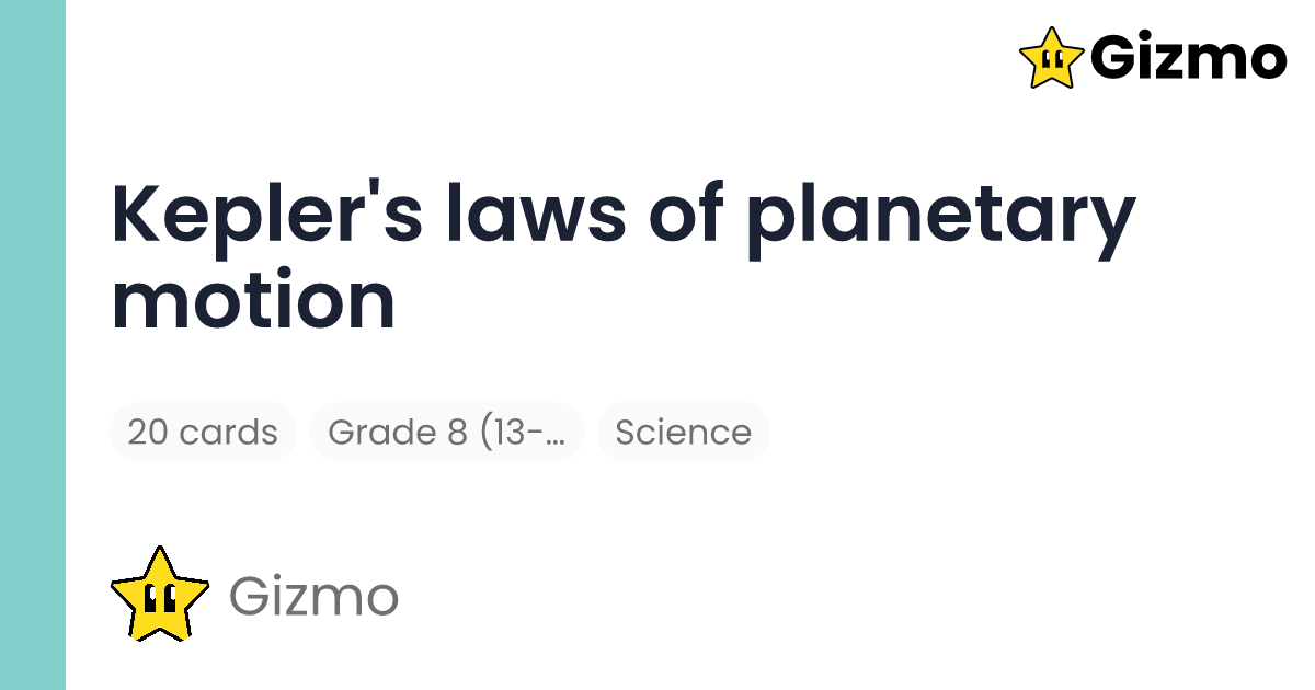 Kepler's Laws Of Planetary Motion | Flashcards