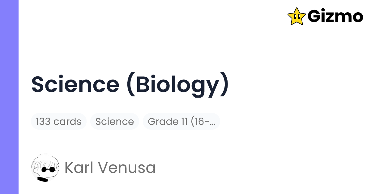 Science (biology) | Flashcards