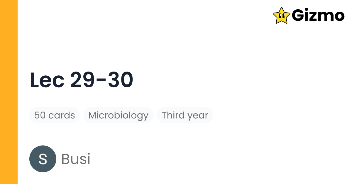 Lec 29-30 | Flashcards