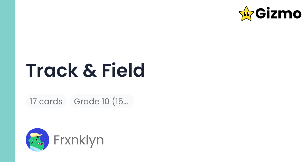 Track & Field | Flashcards