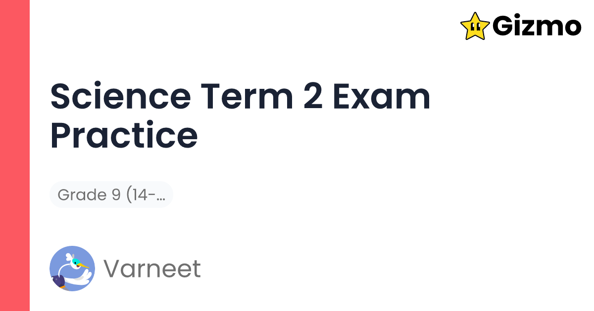 Science Term 2 Exam Practice | Flashcards