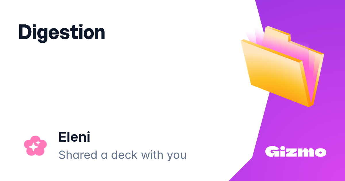 Digestion | Flashcards