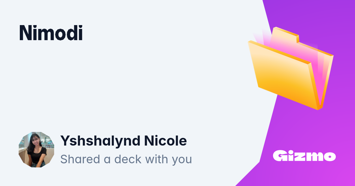 Nimodi | Flashcards