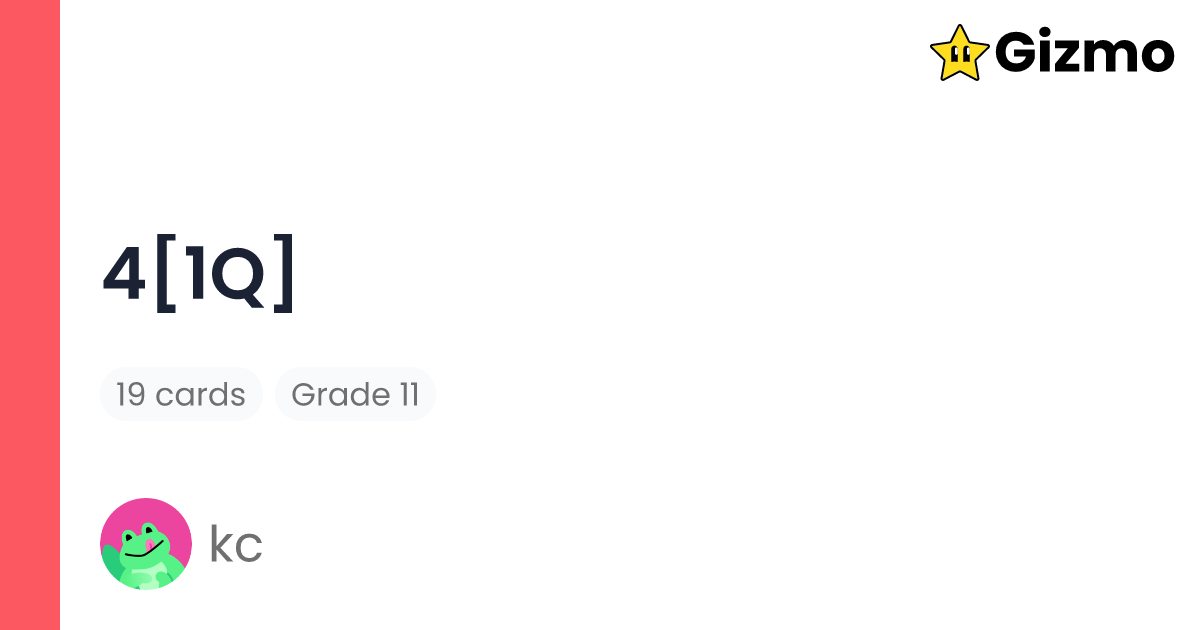 4[1q] | Flashcards