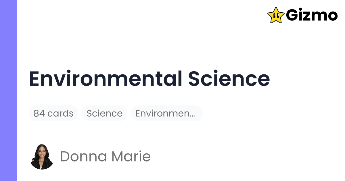 Environmental Science | Flashcards
