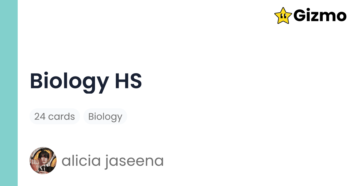 Biology Hs | Flashcards