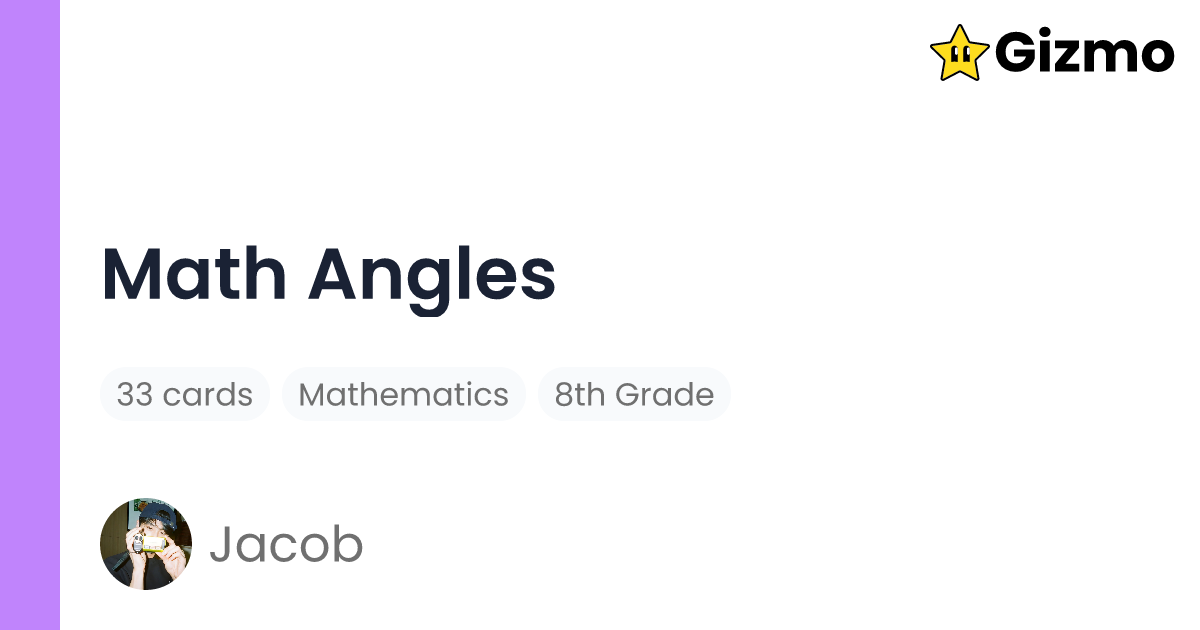 Math Angles | Flashcards