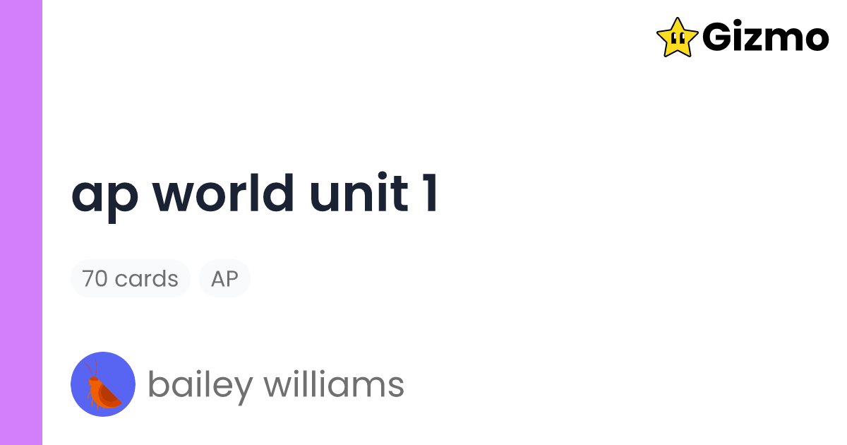 Ap World Unit 1 | Flashcards