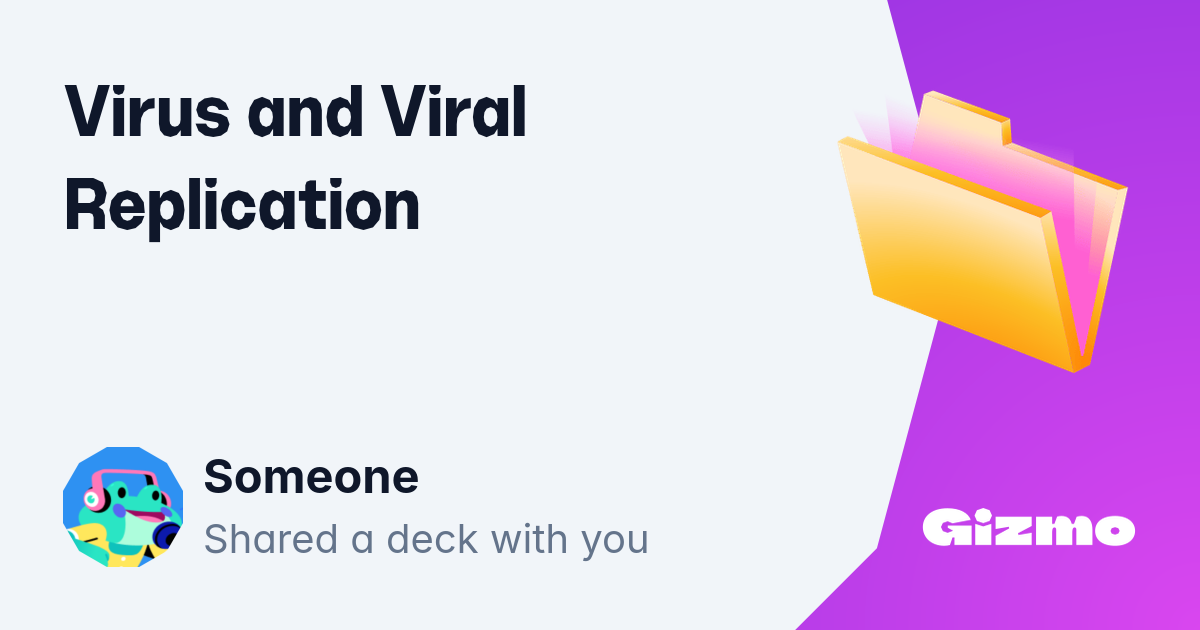 Virus and Viral Replication | Flashcards