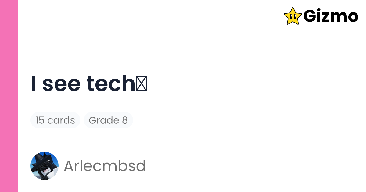 I See Tech👀 | Flashcards