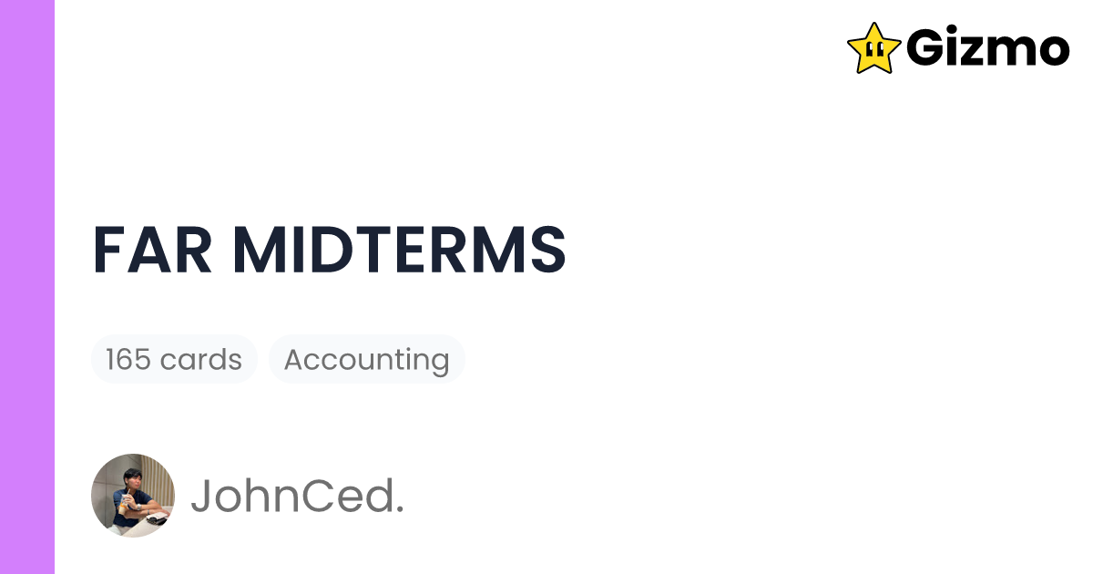 Far Midterms | Flashcards