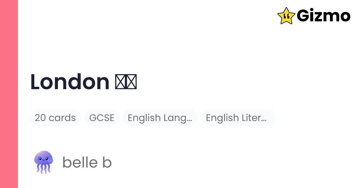 London | Flashcards