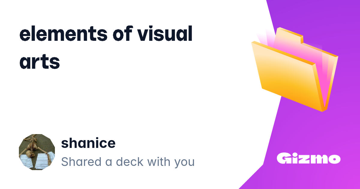 Elements Of Visual Arts | Flashcards
