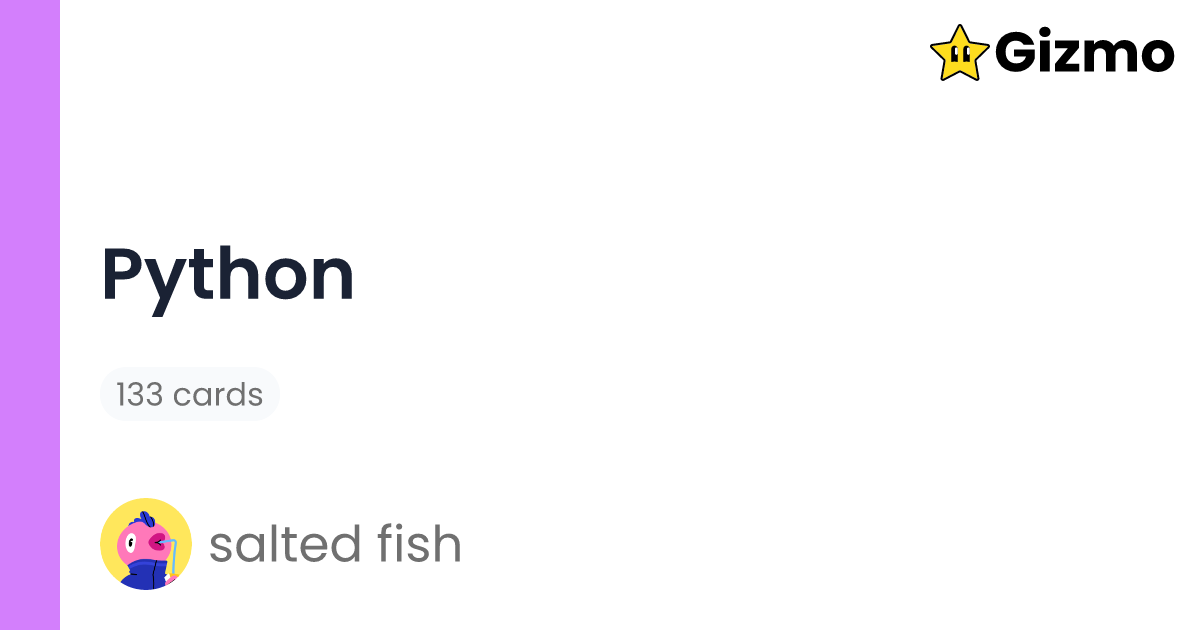 Python | Flashcards