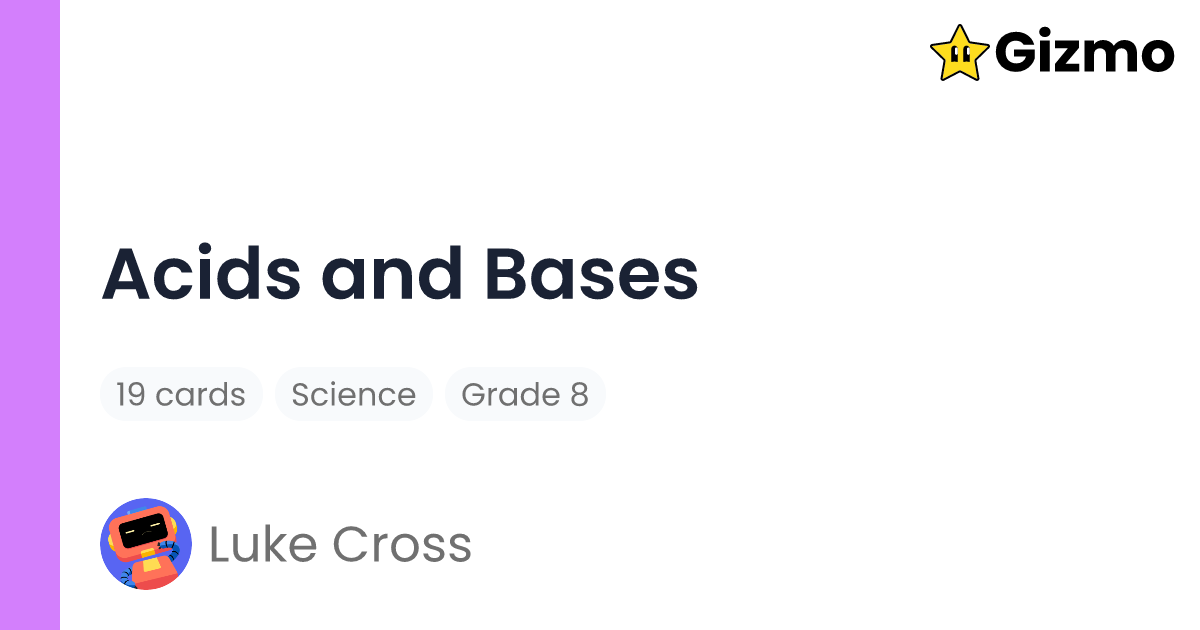 Acids and Bases | Flashcards
