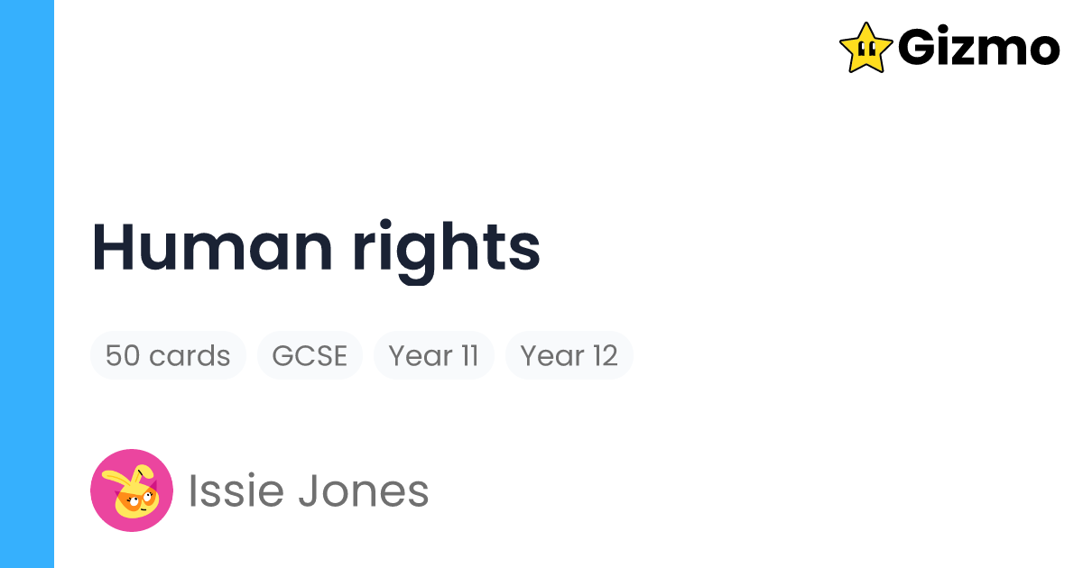 Human Rights | Flashcards