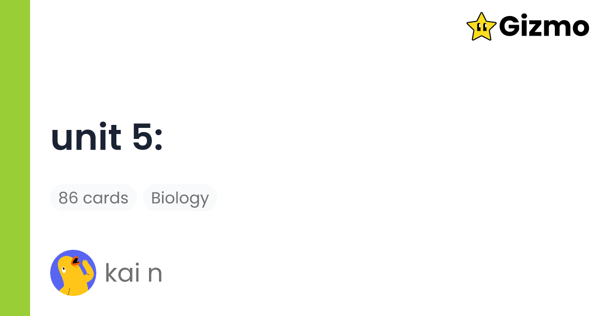 Unit 5: | Flashcards