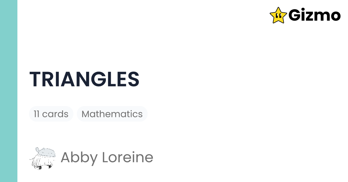 Triangles | Flashcards