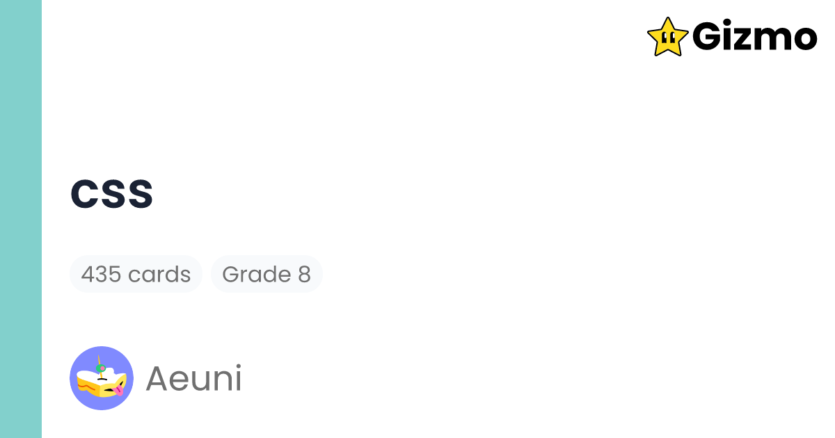Css | Flashcards
