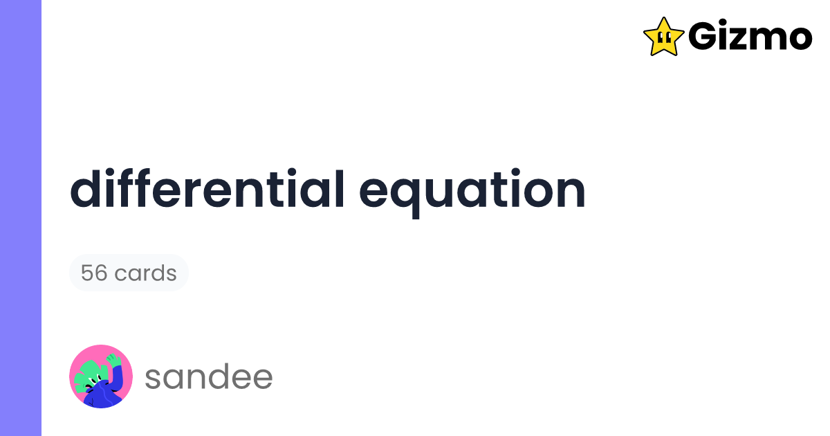 differential-equation-flashcards