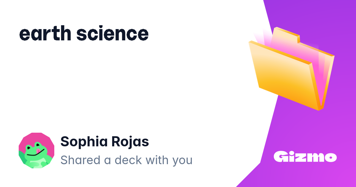 Earth Science | Flashcards